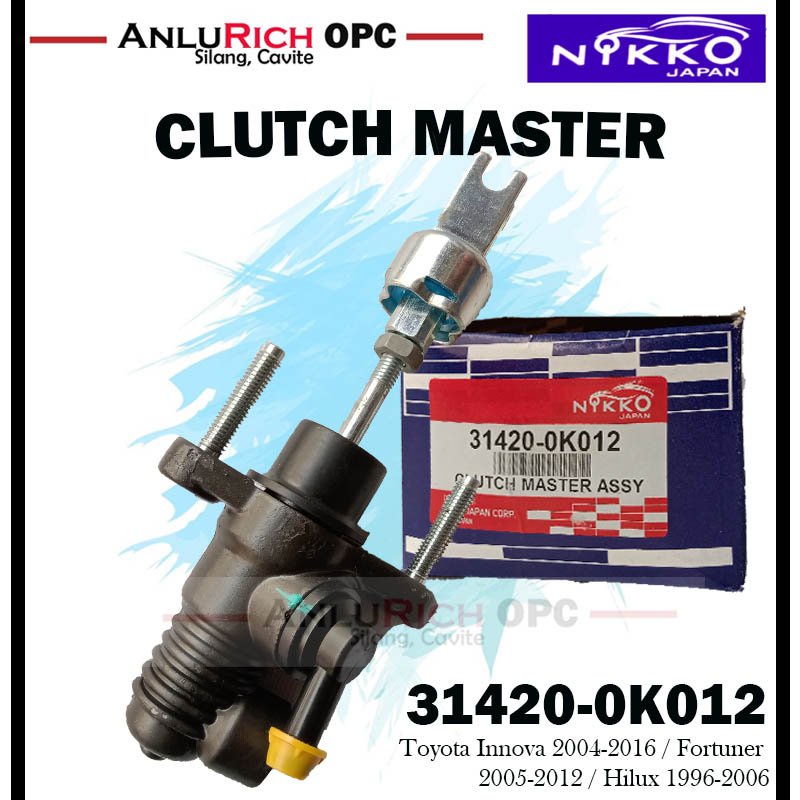 Clutch Master Cylinder Assembly Toyota Innova 2004-2016 / Fortuner 2005 ...