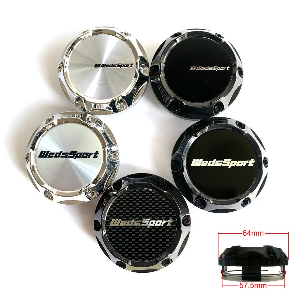 64MM Weds Sport Car Modified Wheel Center Cover Rim Hub Cap Center Cap ...