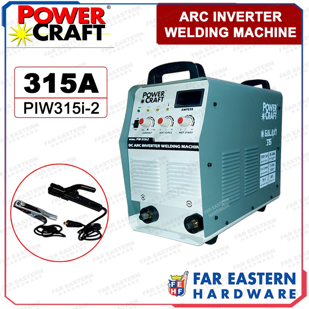 POWERCRAFT Arc Inverter Welding Machine 315A PIW315i-2 | Shopee Philippines