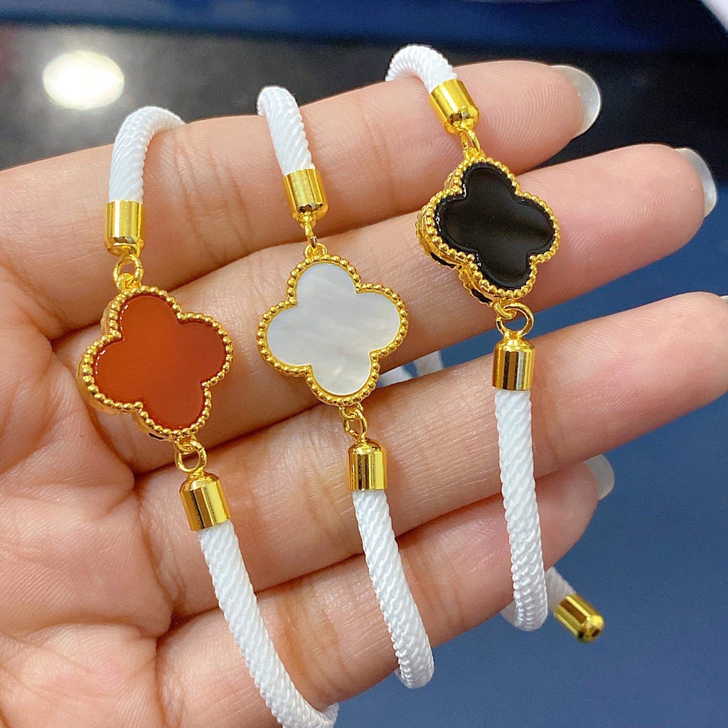 VCA BRACELET 15MM 18K SAUDI GOLD | Shopee Philippines