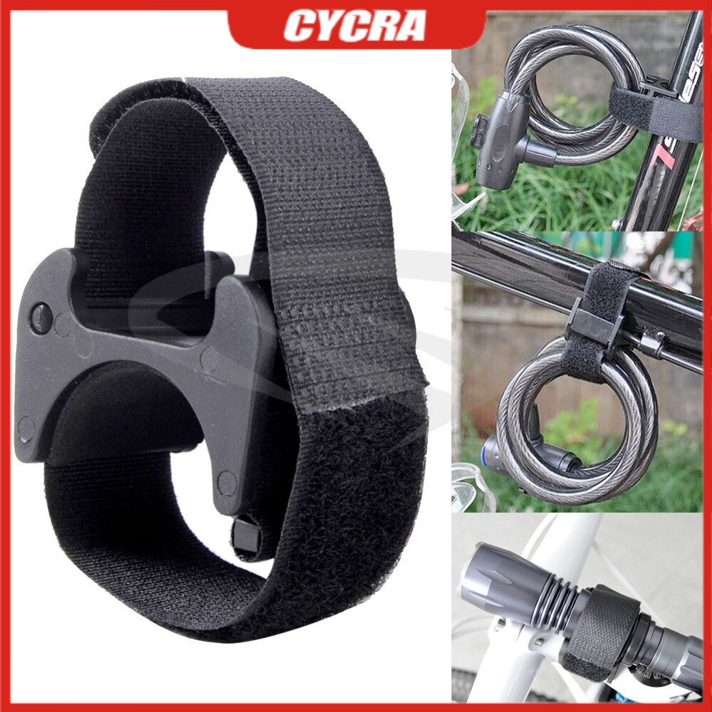 Multi-Purpose Bike Strap Band Flashlight LED Torch Mount Holder Bicycle ...