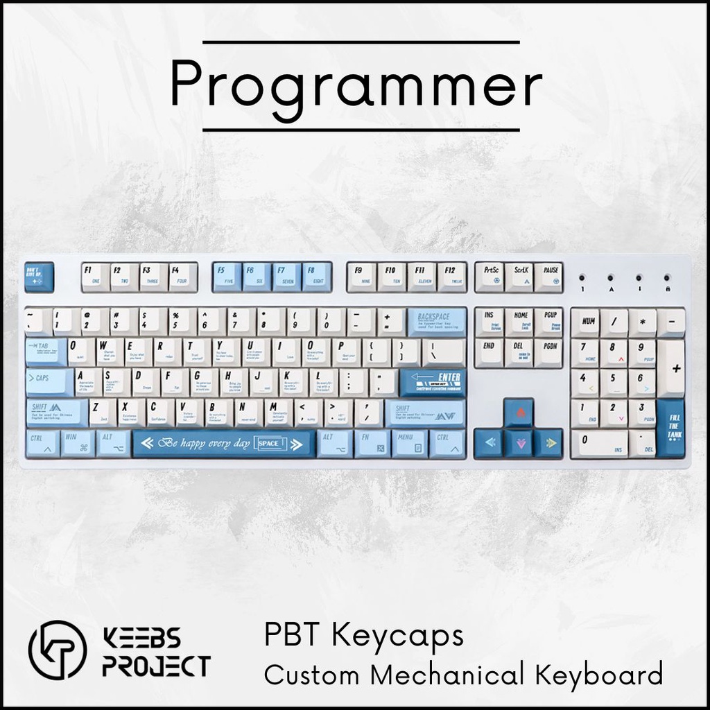 [Programmer] Hello World by KCA Designs PBT keycap 129 keys Dye-Sub ...