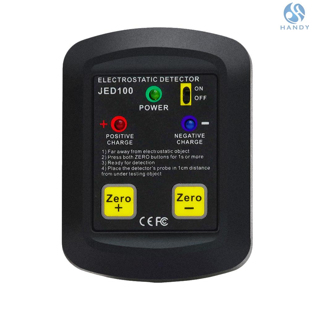 [HY] Palm-size Electrostatic Detector Portable Electrostatic Tester ...