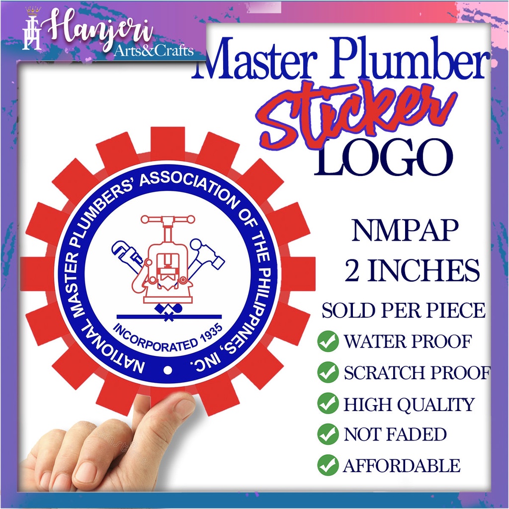 Vinyl Stickers NAMPAP-National Master plumbers Association of the ...