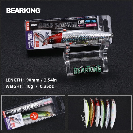 Bearking Retail hot good fishing lures minnow,bear king quality ...