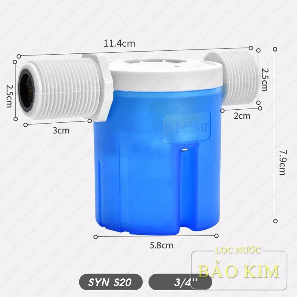 New generation smart plastic mechanical float valve phi 27 | Shopee ...
