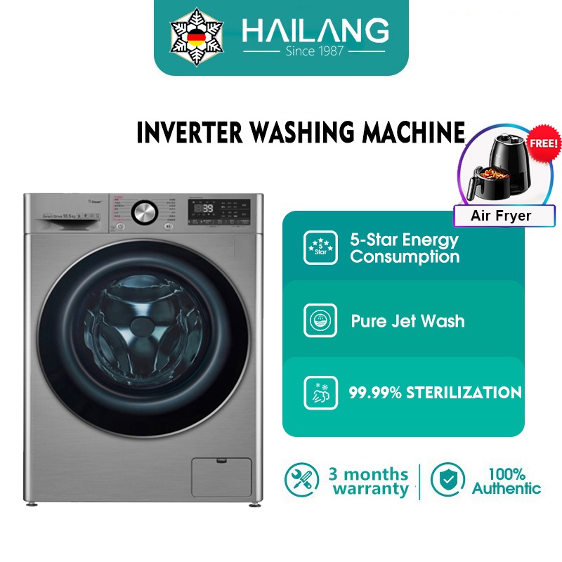 HAILANG Front Load Inverter Washer, Front Load Washer/Washer 5 Star ...