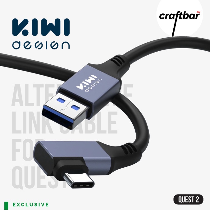 KIWI Design Aluminum Head Link Cable (6m Copper-Core USB 3.2 Gen1 USB-A ...
