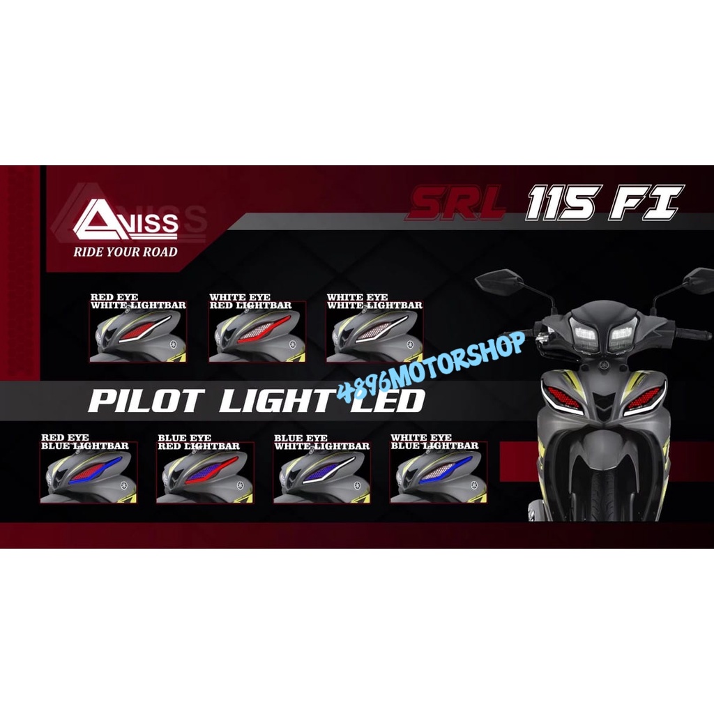 [ VISS ] YAMAHA SRL115 FI SRL 115 LAGENDA MATA GABAN FRONT LED POSITION ...