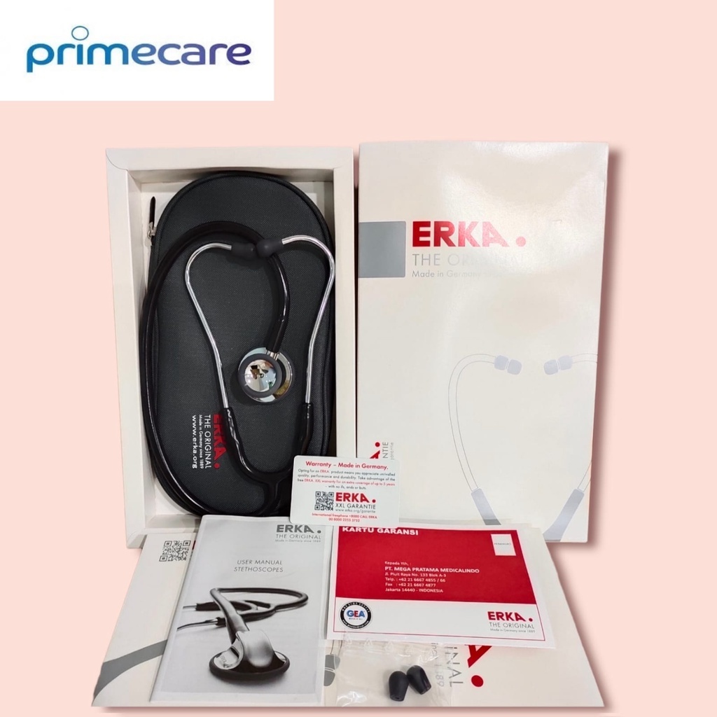 ERKA - Finesse Light Double Chest Stethoscope / Erka Adult Stethoscope ...