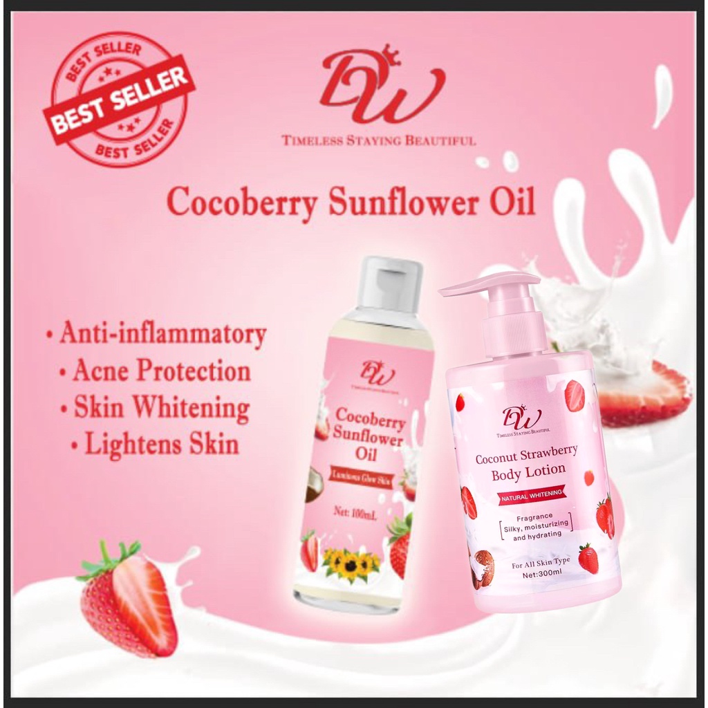 DW Moisturizing Whitening Brighten Hand & Body Lotion 300ml / Soap 65g ...