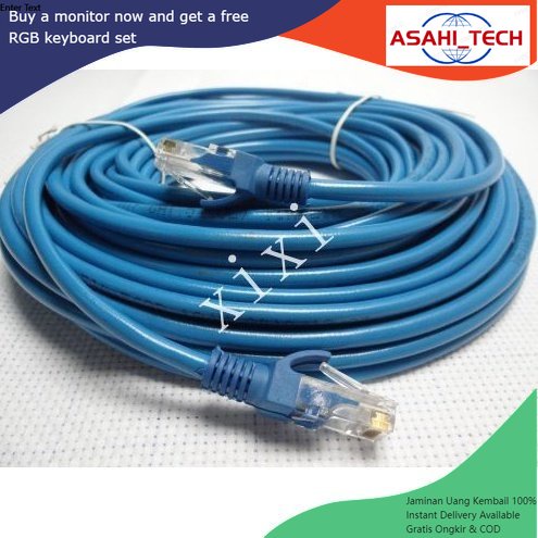 10M 15M 20M 30M 40M 50M cat6 RJ45 Ethernet cable Lan cable Internet ...