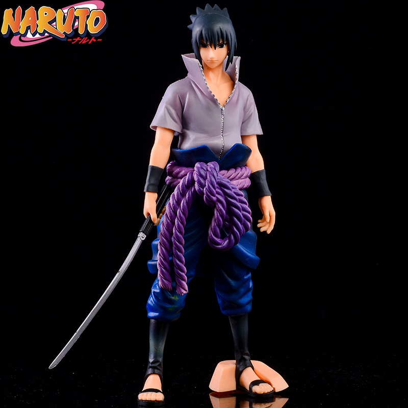 ins Naruto Hand-Made Uchiha Sasuke Shippuden Group Standing Sword ...