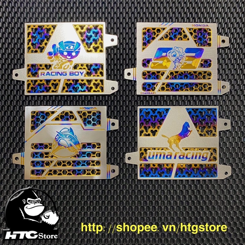 High quality Titanium safe cover CNC logo 93/ RacingBoy/ UMA Racing ...