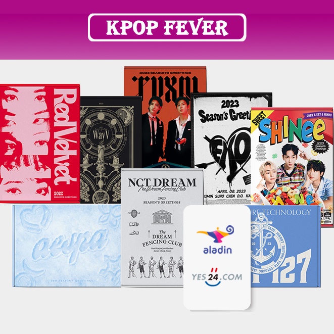 [ALADIN/YES24 POB] SM 2023 SEASON'S GREETINGS (NCT 127/NCT DREAM/WAYV/RED VELVET/AESPA/EXO/TVXQ ...