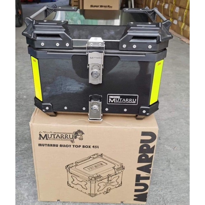 Mutarru Carbon Design Pure Alloy Topbox | Shopee Philippines