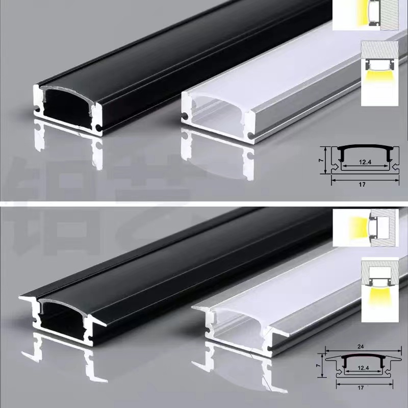 1m LED Aluminum Channel with Diffuser,Aluminum Profile Housing Track ...