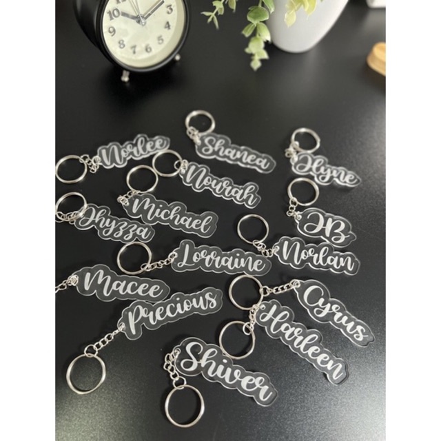 Personalized Acrylic Cut Key Chain | Shopee Philippines