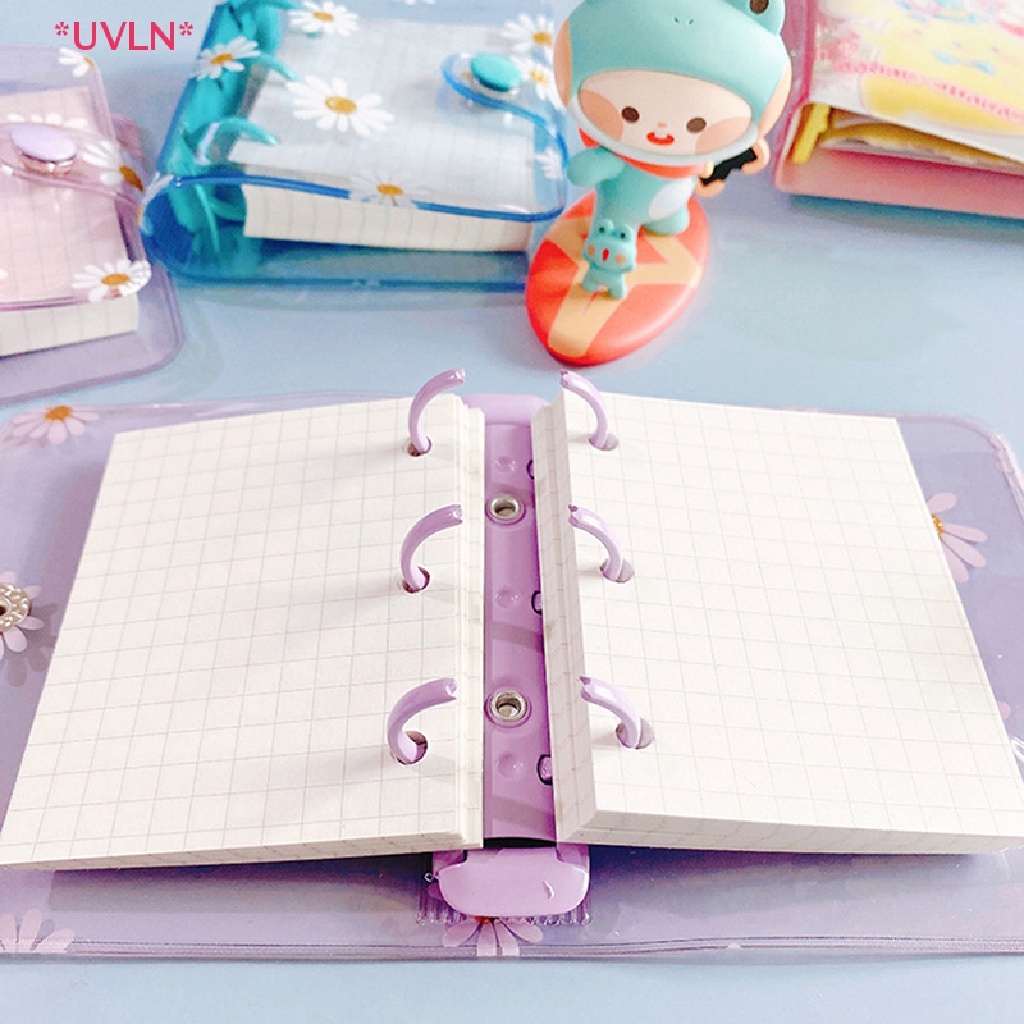 UVLN> Mini 3 Hole Daisy Binder Note Planner Organizer Notebook Journal ...