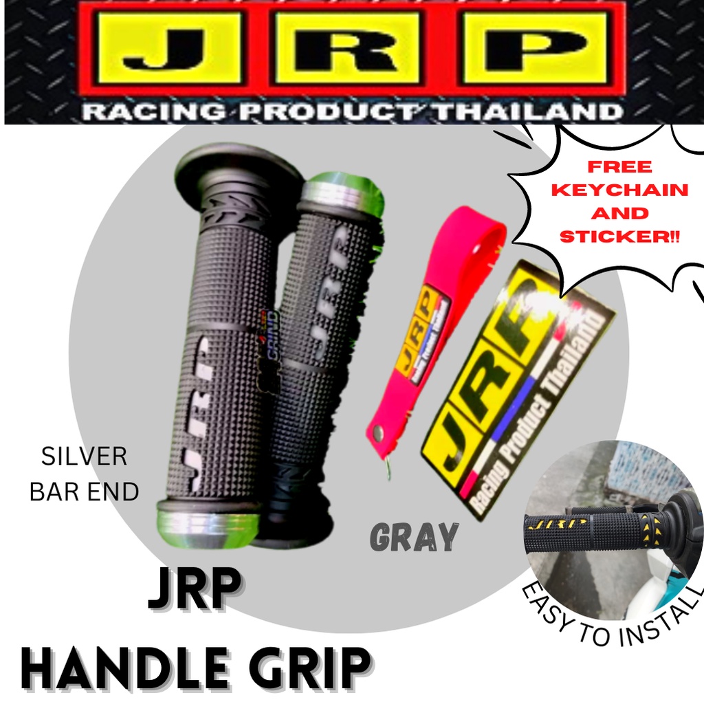 ORIGINAL JRP HANDLE GRIP FOR : YAMAHA MIO i 125 |SILVER | WITH FREE ...