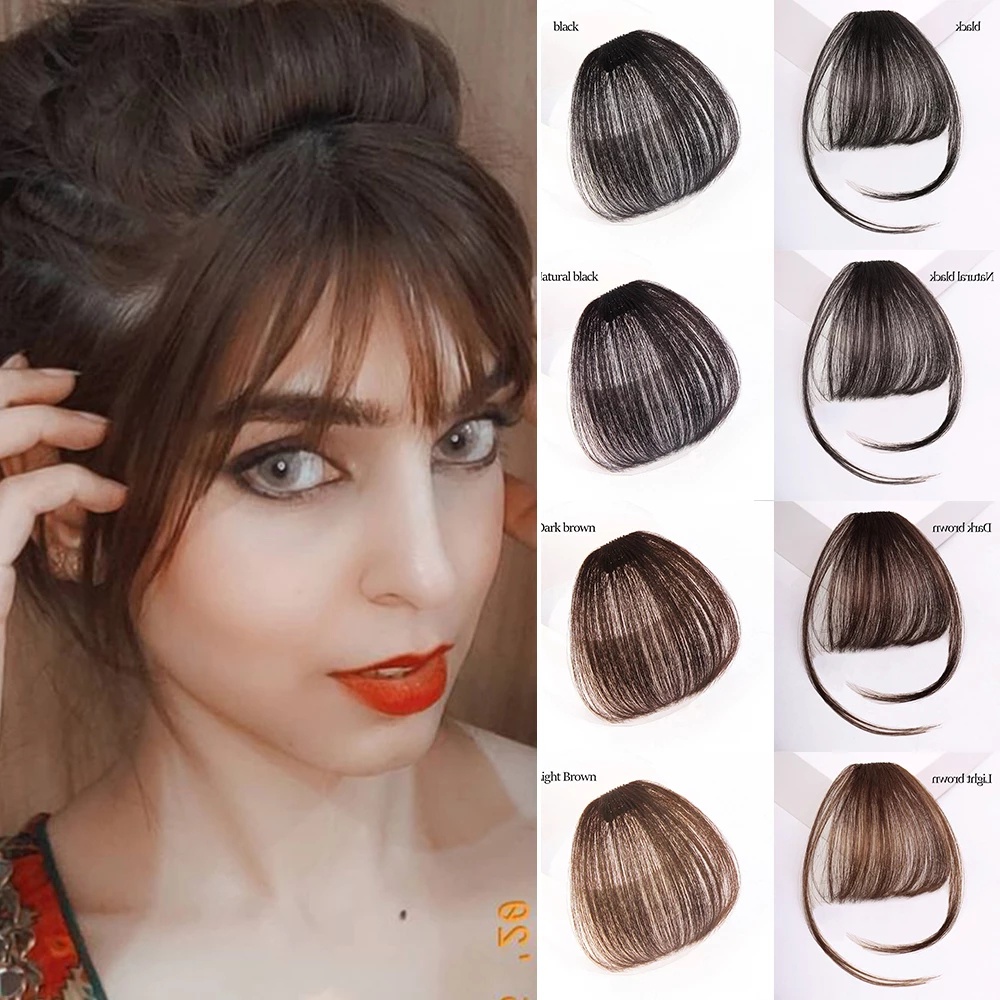 Europe and the United States wig light trace fake bangs embellish the ...