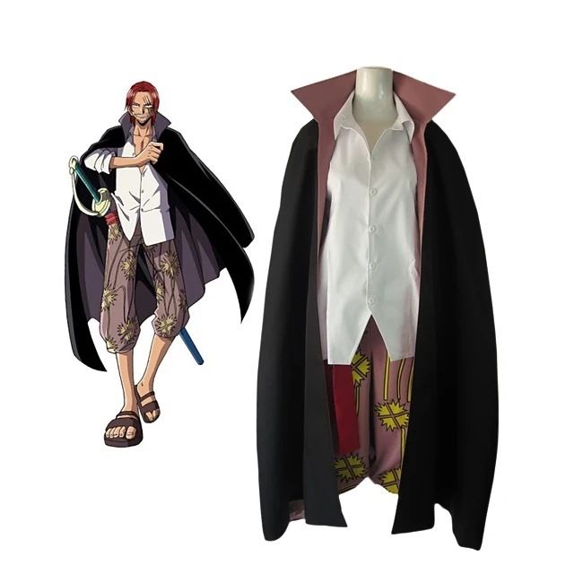 One Piece Character Dress Up Costume Red-Haired Shanks cosplay costume ...
