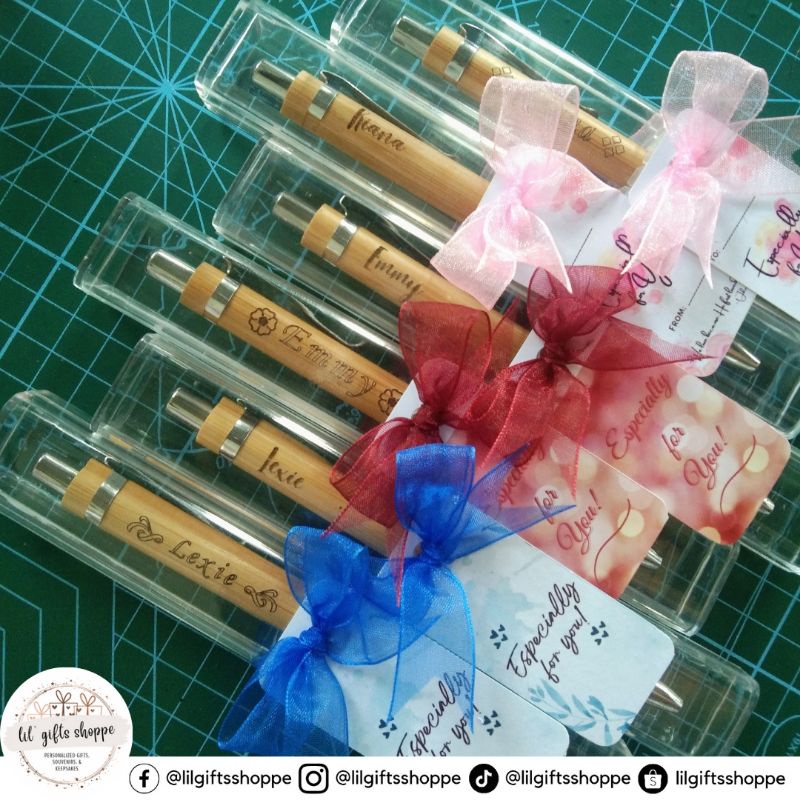 Personalized Ballpen with Transparent Acrylic Case Giveaways Souvenirs ...