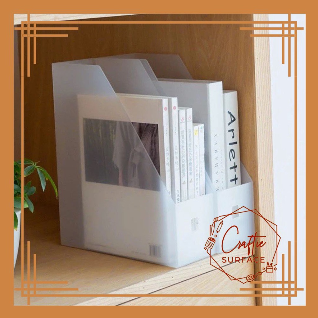 Frosted Plastic File Slanted Documents Data Holder Organizer for ...