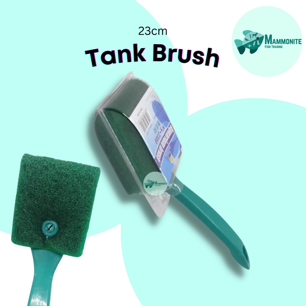 Aquarium Tank Brush Cleaner Tool Cleaning Scrub 23cm Sponge | Shopee ...