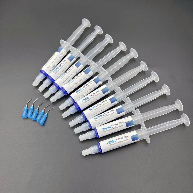 10Pcs Dental 37% Phosphoric Acid Blue Etching Gel To Treat Dentin and Enamel Dentistry Materials ...