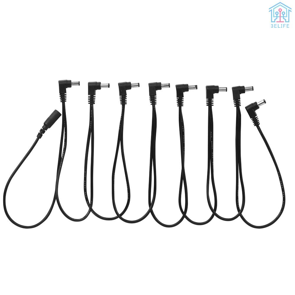 8 Ways Right Angle Daisy Chain Power Line Cable 18V 2A for Guitar ...