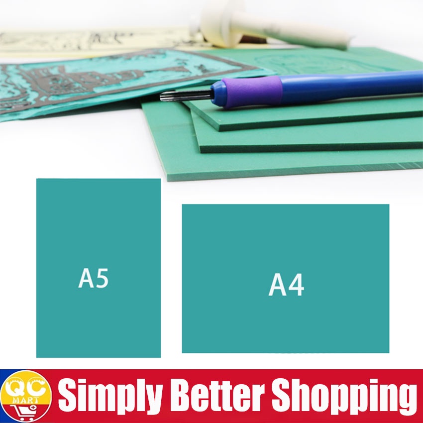Engraving Rubber Plate A4/A5 Children's Beginner Engraving PVC Rubber ...