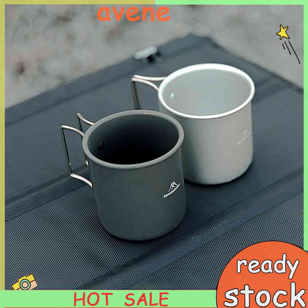 Mountainhiker 300ml Camping Water Mug Aluminum Tea Cup Outdoor Hiking ...