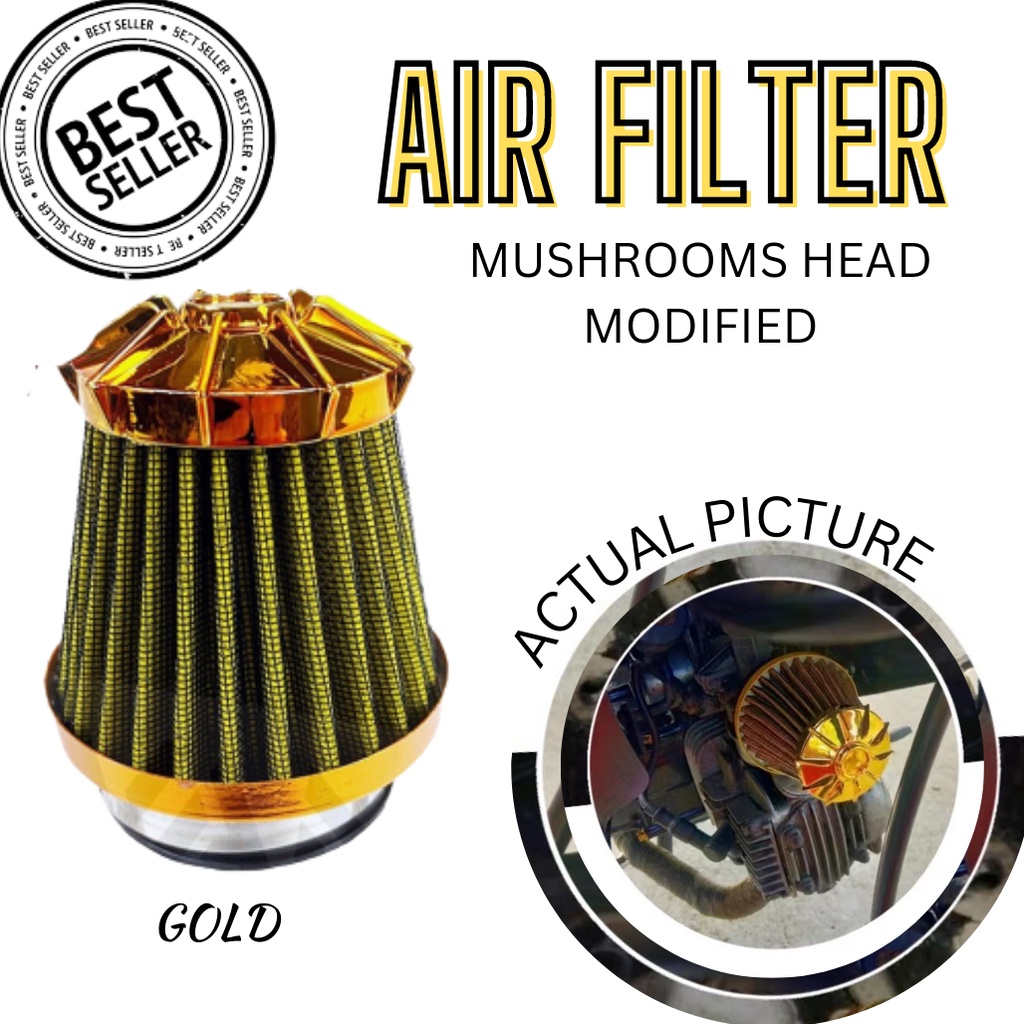 MOTORCYCLE AIR FILTER FOR HONDA XRM 125 | GOLD | MOTOR AIR CLEANER ...