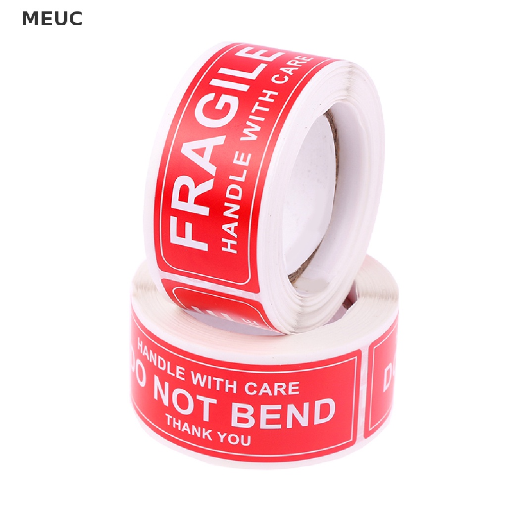 Meuctiffy 150Pcs/Roll Fragile Stickers Tape Labels Stiker Easily broken ...