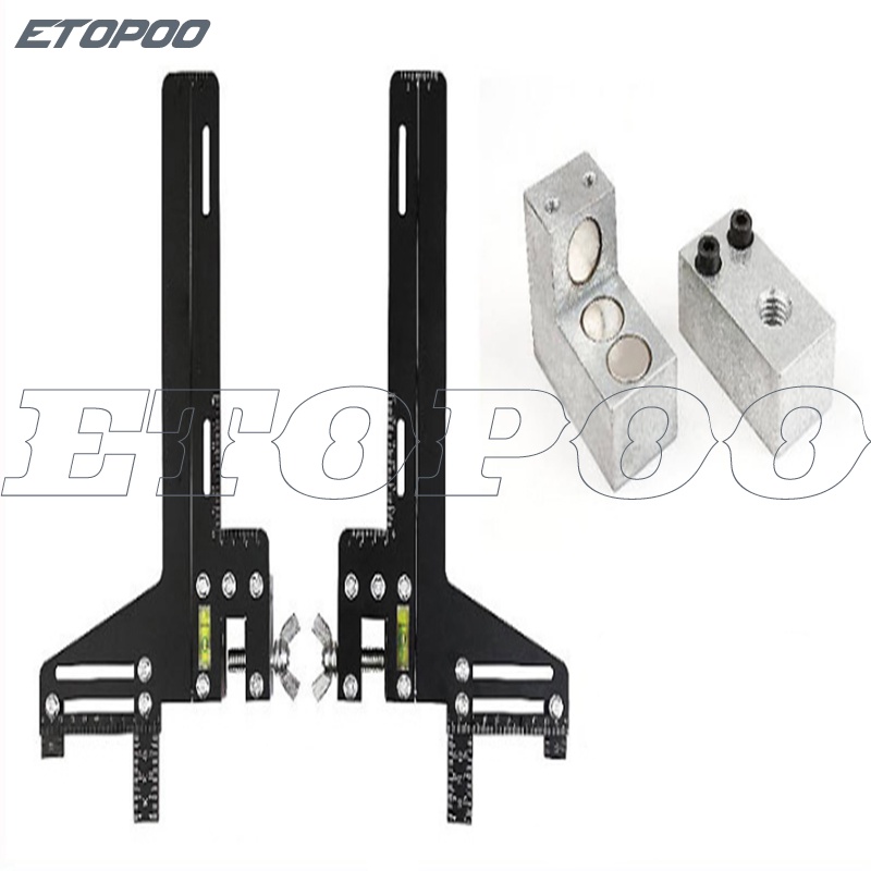 1set single line elevator rail gauge guide ruler elevator guide ruler ...