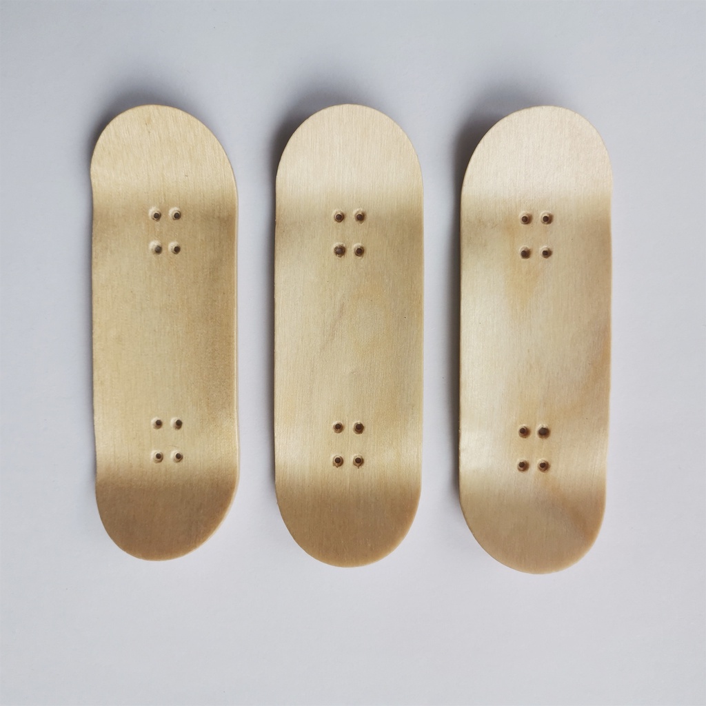 3pcs 34mm Blank Fingerboard Deck 5 Ply Maple Fingerskate Board | Shopee ...