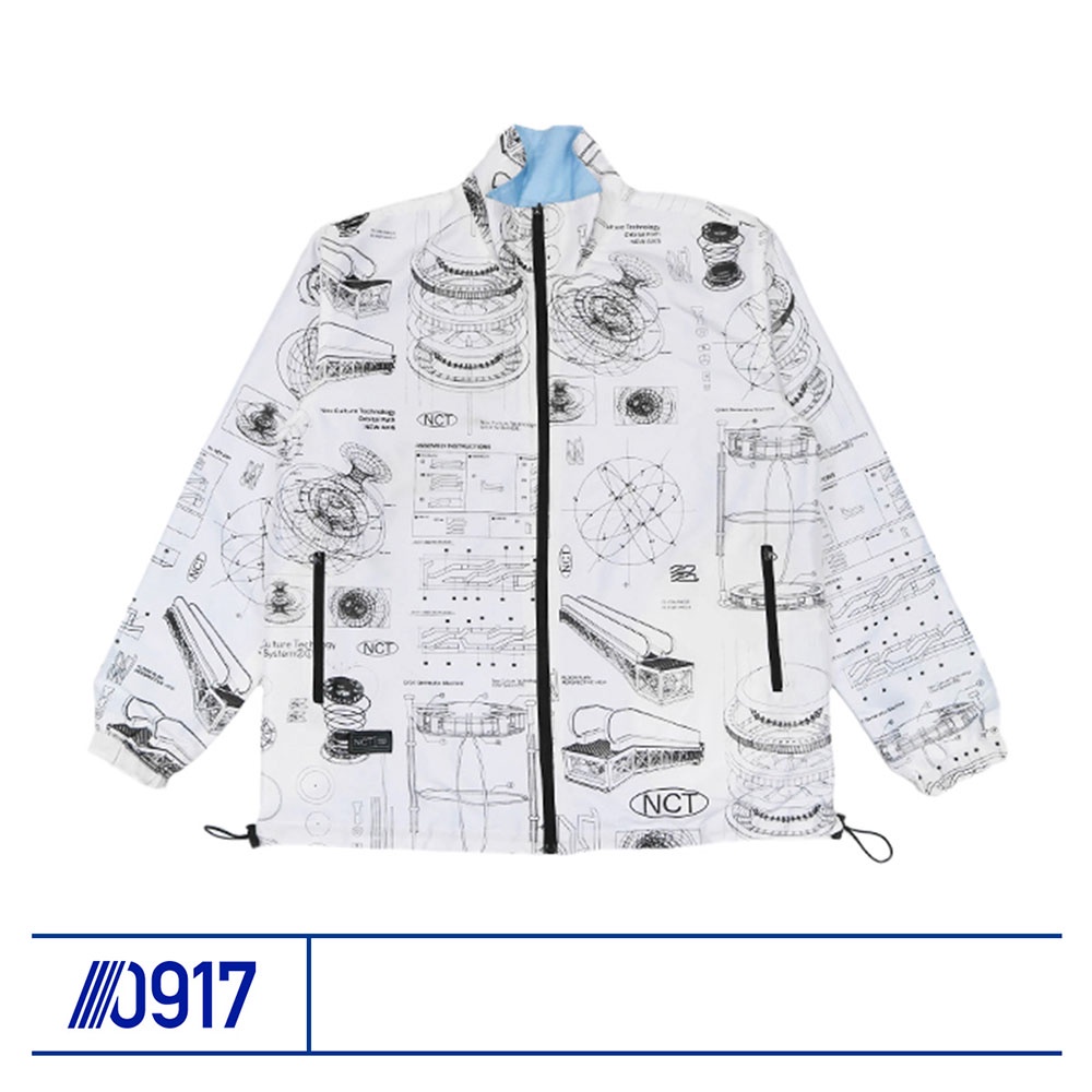 0917 NCT Blueprint Reversible Jacket | Shopee Philippines