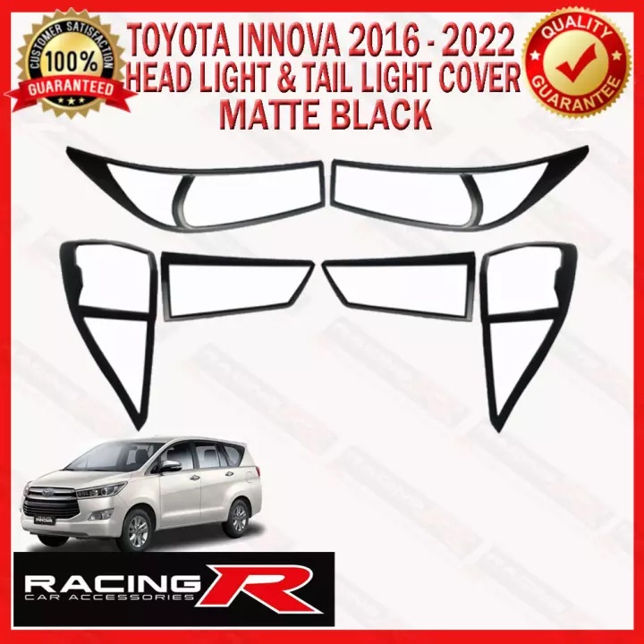 Toyota Innova 2016 to 2024 Head Light and Tail Light Garnish Cover ...
