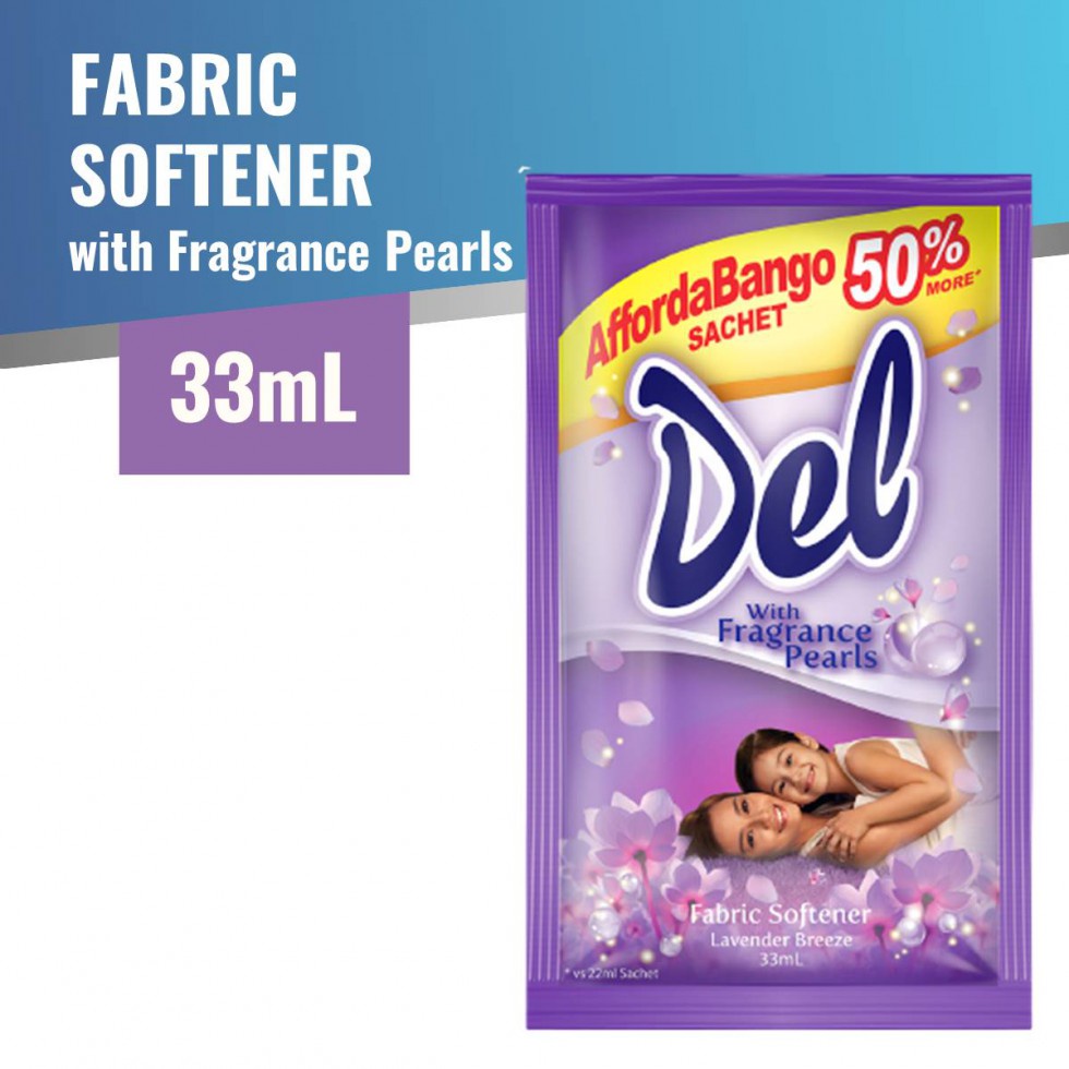 Del Fabric Conditioner Lavender Breeze 33ml 12s | Shopee Philippines