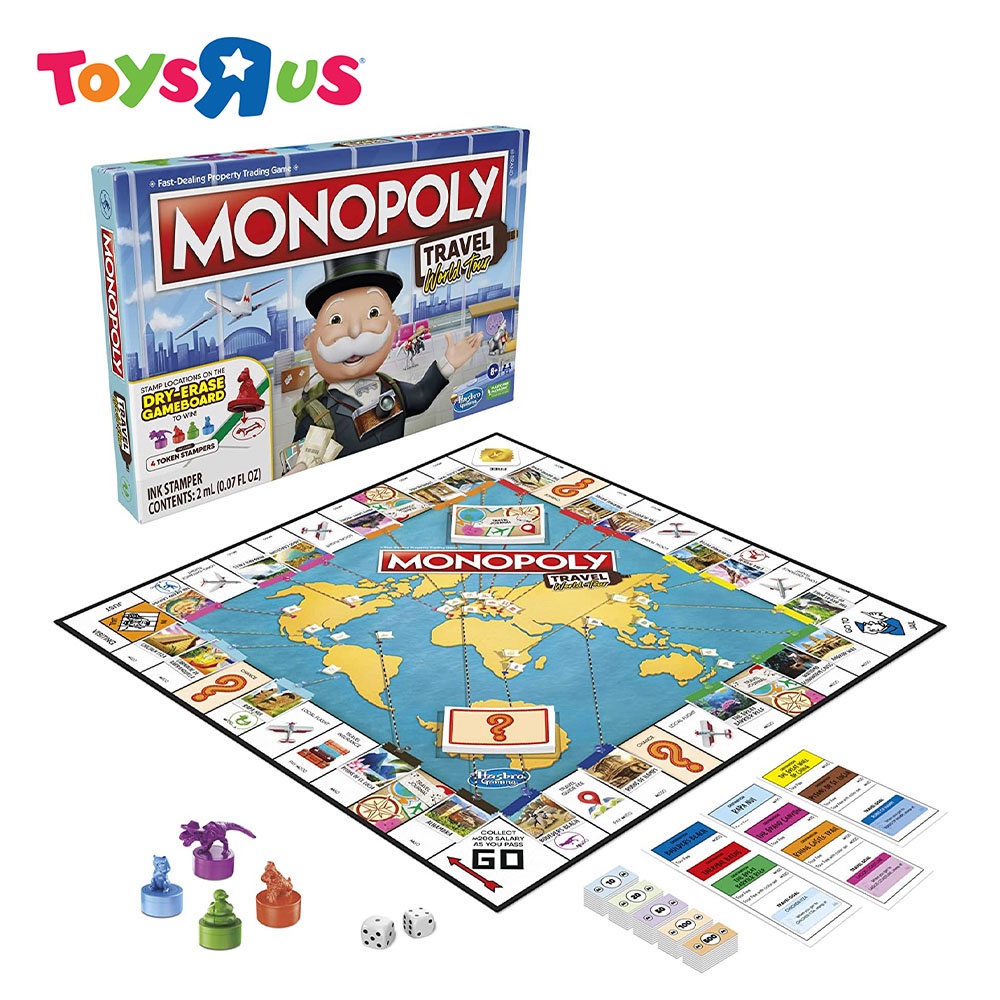 Monopoly Travel World Tour Board Game | Shopee Philippines