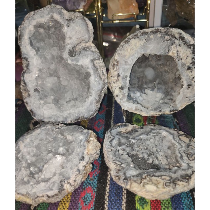 Blue Agate | Chalcedony Crystal Geode (Brazil) | Shopee Philippines