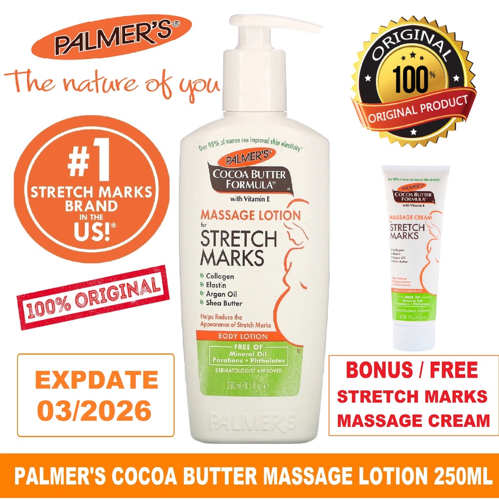 PALMERS Cocoa Butter Formula Massage Lotion For Stretch Marks 250ml ...