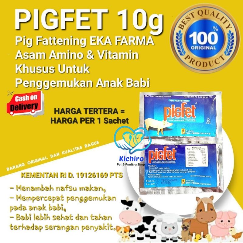 Pigfet contains 10 grams Eka Farma Pig Fetino With Amino Acids ...