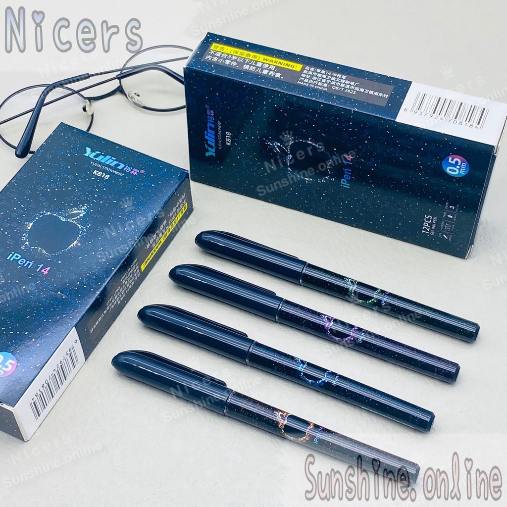 K-818 12pcs IPen 14 gel pen sign pen 0.5mm | Shopee Philippines