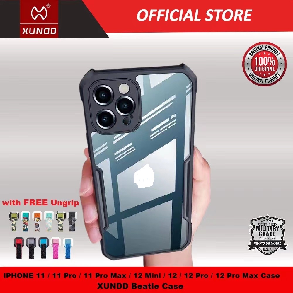 IP 12 PRO MAX / 12 PRO / 12 / 11 PRO MAX / 11 / 11 PRO Case XUNDD ...