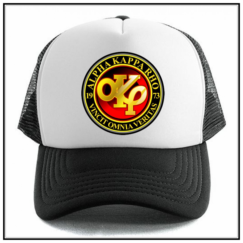 ALPHA KAPPA RHO AKP AKHRO Skeptron Fraternity Frat Trucker Net Mesh ...