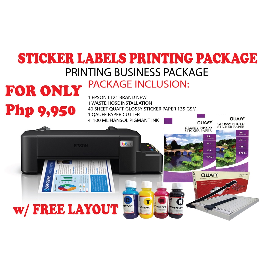 STICKERS LABEL PRINTING PACKAGE | Shopee Philippines