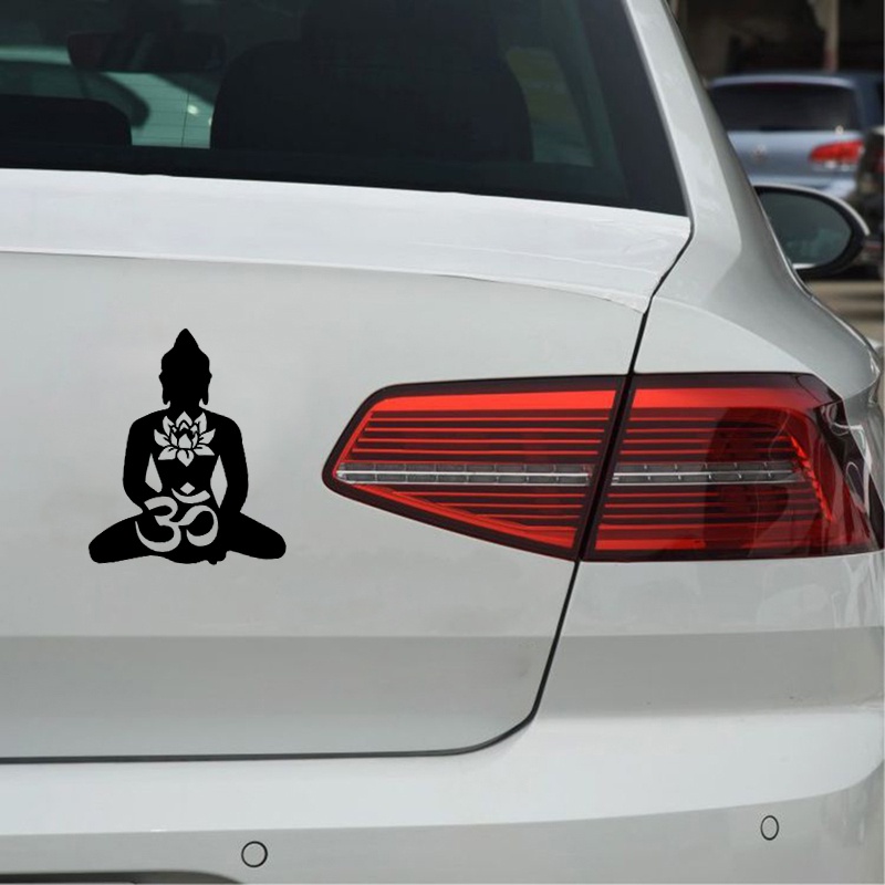 Buddha Yoga Lotus Art Car Sticker MASHA ALLAH Waterproof Decal Laptop ...