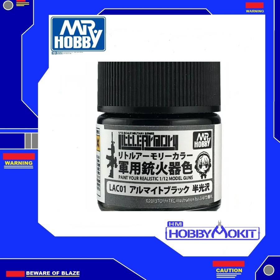 Lac01 ALUMITE BLACK - LITTLE ARMORY COLOR - MR HOBBY GSI CREOS | Shopee ...